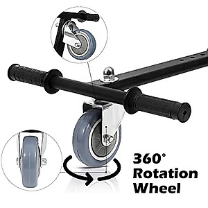 Adjustable Hoverboard Car Style Holder for 6.5" 8" 10" Two Wheel Self Balancing Scooter with 4 Length Adjustments (Balance Board Not Included)