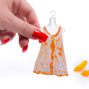 Healifty 3pcs Doll Dress Form Cloth Gown Display Support Holder Hanging Dress Form Mannequin Model Stand for Doll Dresses Dollhouse Decoration