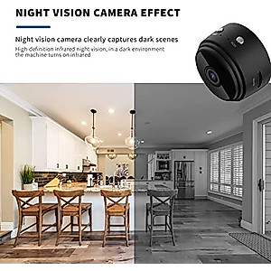 XAJBJJ 2023 Upgraded 1080P WiFi Camera Detector for Home Office,Indoor Camera with Motion Detection Night Vision - Car Cameras for Surveillance-CC1