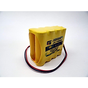 Replacement for Unitech AA900mAh 9.6V Battery Emergency Light 9.6V 1.1Ah NiCD
