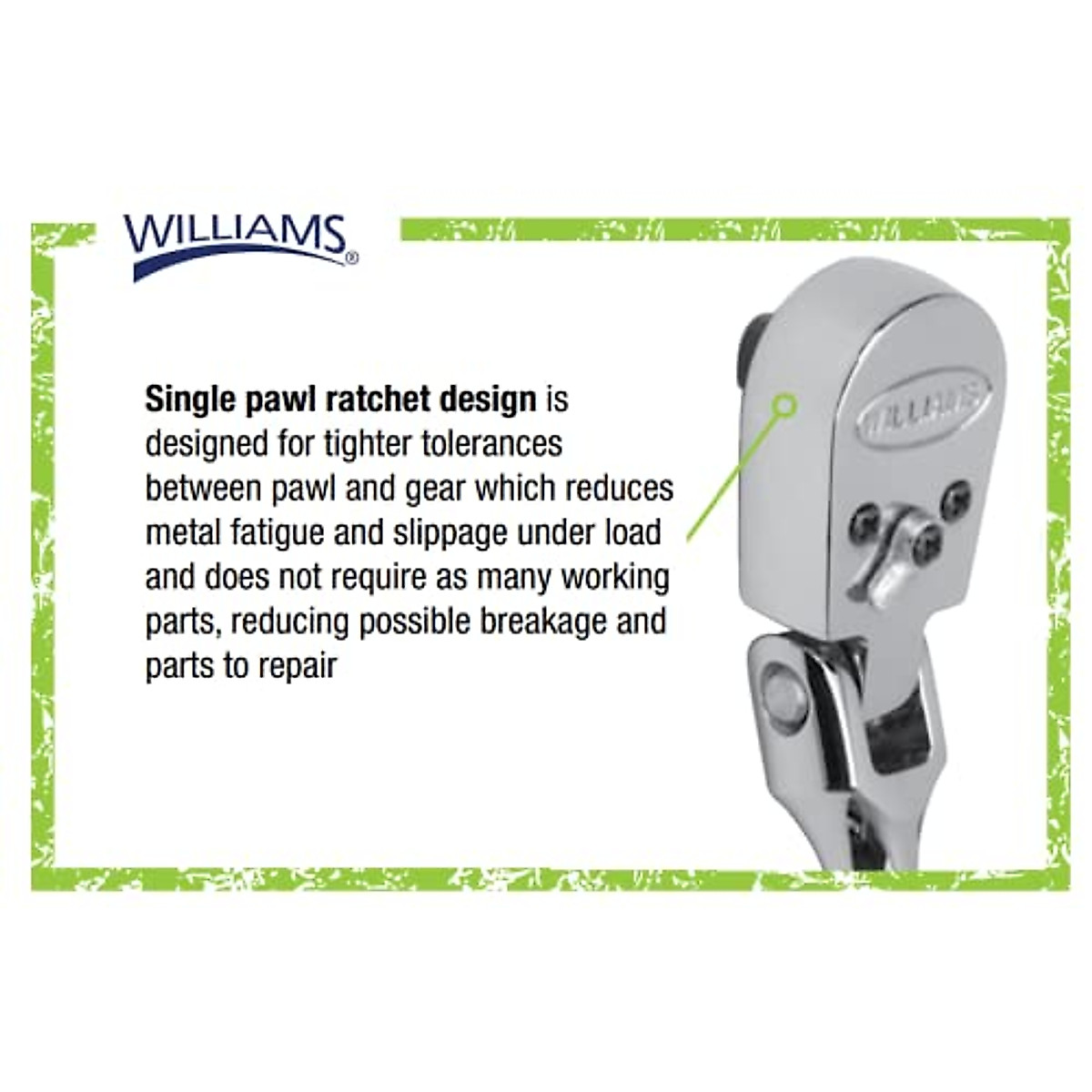 Williams M-52EHA Enclosed Head Ratchet 1/4-Inch