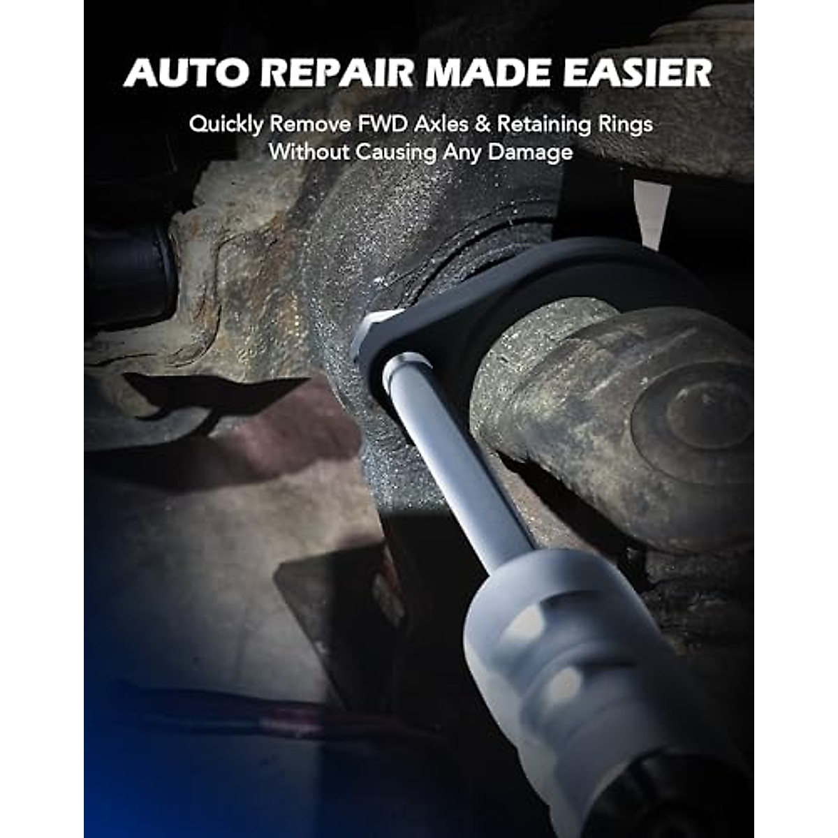 OMT Inner CV Axle Puller Tool Set with 5/8"-18 Slide Hammer & Adapter | Inner CV Joint Removal Tool Kit | Front Wheel Drive Axle Puller Set Compatible with Taurus Sable FWDs from 1986 to 2021