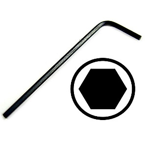 JT Custom .050 Short Arm Hex Key L-Wrench 2 Pack (.050)