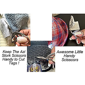 10 Stainless Steel Professional Embroidery Scissors Sharp Stork Scissors for Sewing Crafting Needlework DIY Multipurpose Dressmaker Eyebrow Trim Small 3.6” Shears Crane Scissors