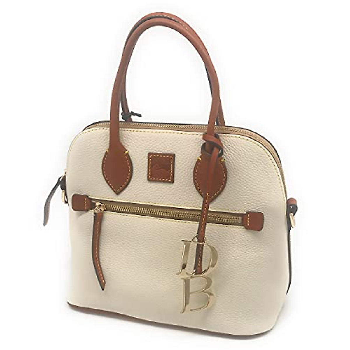 Pebble Grain Domed Satchel