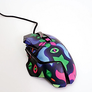 MightySkins Skin Compatible with Logitech G502 Proteus Spectrum Gaming Mouse - Acid Trippy | Protective, Durable, and Unique Vinyl wrap Cover | Easy to Apply, Remove | Made in The USA (LOGG502-Acid Trippy)