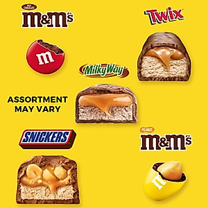 Ultimate Bulk Candy Assortment – 3 lbs of Assorted Mars & Hershey Chocolate Variety Pack – Individually Wrapped Fun Size Bulk Candy – Perfect Chocolate Mix for Pinata Fillers, Party Favors, Candy Dish Fillers, Basket Filler Candy, and More!