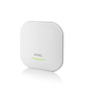 Zyxel WiFi 6E AXE5400 2.5G Multi-Gigabit Business AP | Bandflex 2.4Ghz and 5Ghz or 6Ghz Operation | 1 GbE Passthru| Mesh, Seamless Roaming, Captive Portal | Hybrid Cloud | POE+ Support | NWA220AX-6E