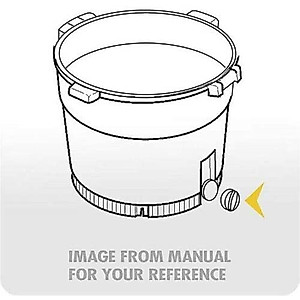 Tolxh Replacement Part New Drain Cap Wet/Dry Vacs Shop Vacuums #73185 for Workshop