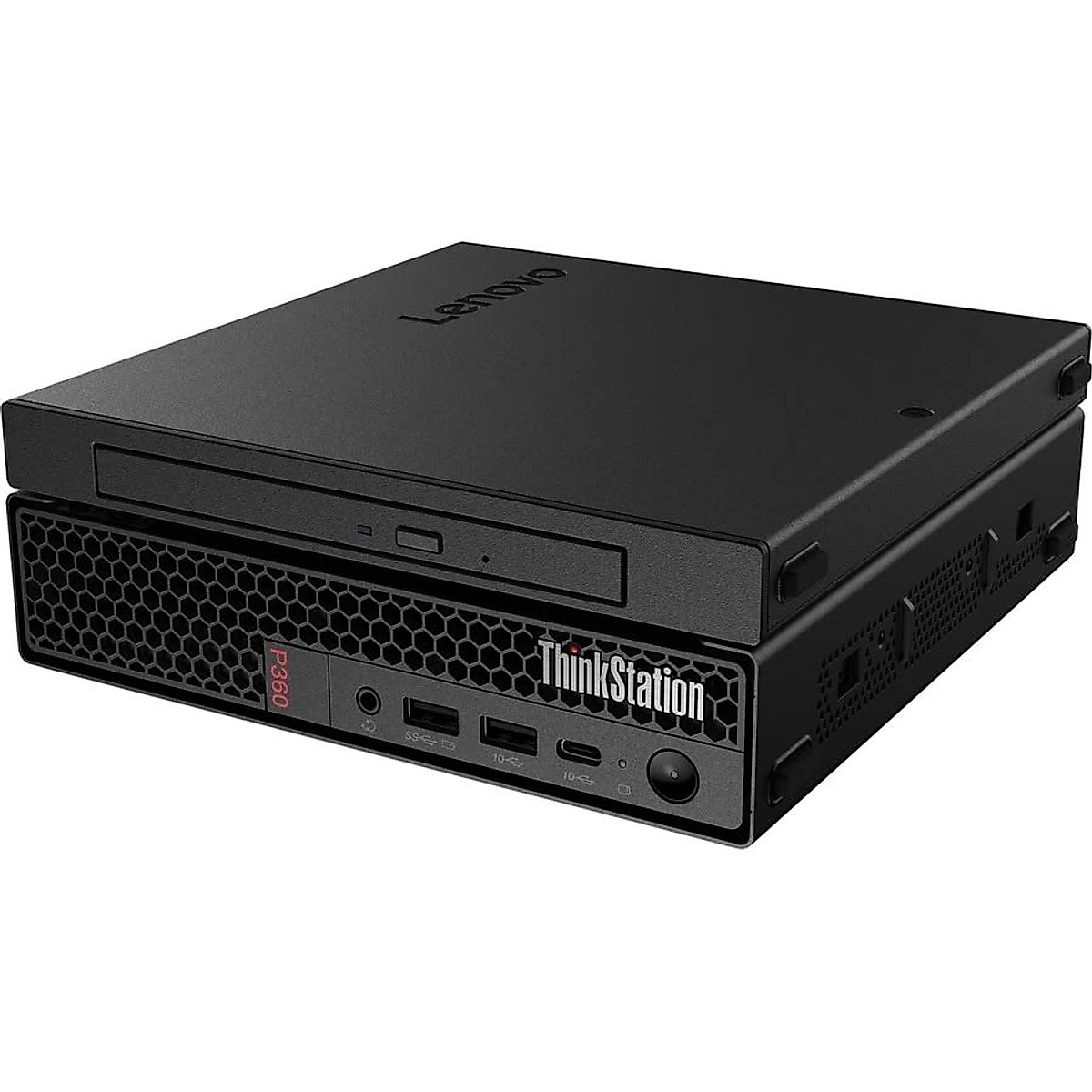 Lenovo ThinkStation P360 30FA001FUS Workstation - 1 x Intel Core i9 Hexadeca-core (16 Core) i9-12900T 12th Gen 1.40 GHz - 32 GB DDR5 SDRAM RAM - 1 TB SSD - Tiny - Black - Intel Q670 Chip - Windows 11