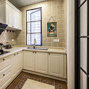 Farm Ranch Wooden Sign Chickens, Chicken Fresh Eggs Art Wood Hanging Sign Home Garage Kitchen and Room Wall Decor Bar Pub Outdoor Wood Plaque Sign 11.8x7.8 Inch