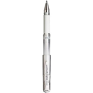 Uni-Ball Signo Broad Point Gel Impact Pen White Ink-1.0mm Value Set of 5
