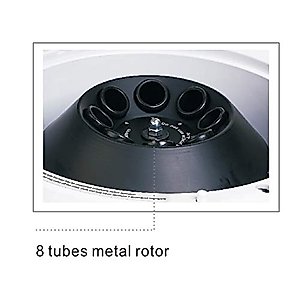 Digital Bench-top Centrifuge, 100-4000rpm, 8x15ml/10ml Rotor with Adapters for 7 ml and 5 ml Tubes