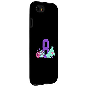iPhone SE (2020) / 7 / 8 8th Birthday Cheerleading Girl Eight Year Old Cheerleader Case