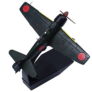 Udnorbay Japanese A6M Zero Fighter Attack Plane Model 1:72 Diecast Military Airplane Models Green