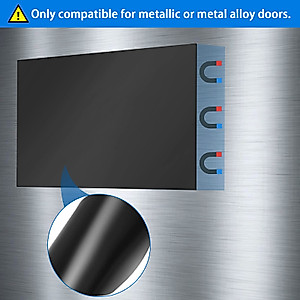 Eapele Magnetic Garage Door Windows Hardware Faux Windows Decoration Kit for Two Car Metallic Garage (32pcs)