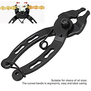Drfeify Bicycle Chain Pliers,Durable Steel Bicycle Chain Quick Link Repair Tool for Mountain Bikes Road Bikes Folding Bikes and City Bikes