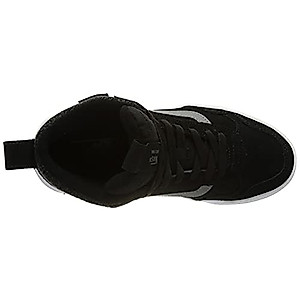 Vans Women's Hi-Top Trainers Sneaker, Suede Black Pewter, 9