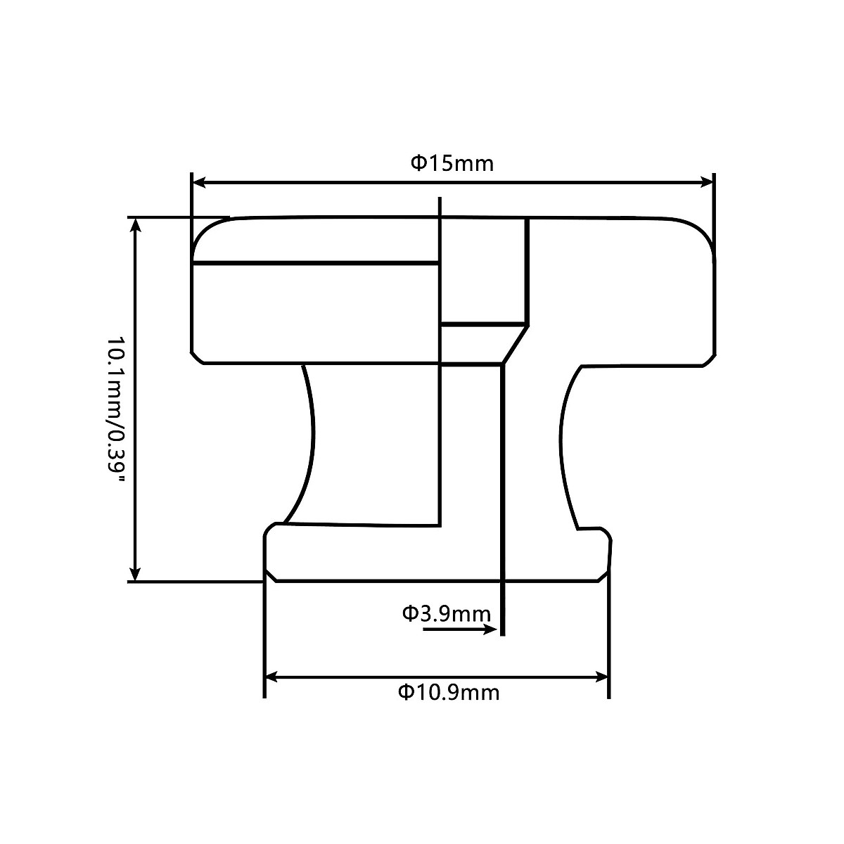 Unxuey Silver Guitar Strap Buttons End Pins Strap Locks Mushrooms Head with Mounting Screws for Acoustic Electric Guitar Bass Ukulele 10PCS