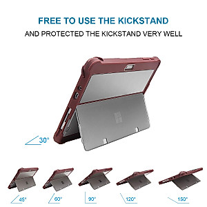Youtec for Surface Go 3 Case Surface Go 2 Case, Surface Go Case, Shockproof Rugged Folio Surface Go 3/ Go 2/ Go Protective Case Cover Compatible with Microsoft Surface Go 2/ Go 3/ Go 10 inch Tablet