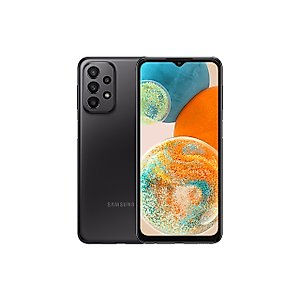SAMSUNG Galaxy A23 5G A Series Cell Phone, Factory Unlocked Android Smartphone, 64GB, Wide Lens Camera, 6.6” Infinite Display Screen, Long Battery Life, US Version, 2022, Black (Renewed)