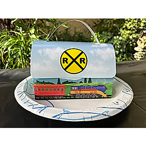 Jayd Products, Train Party Favor Box, (12 Pack) Kid’s Train Theme Party Favor Boxes, Railroad Train Favors, Train Birthday Party Supplies