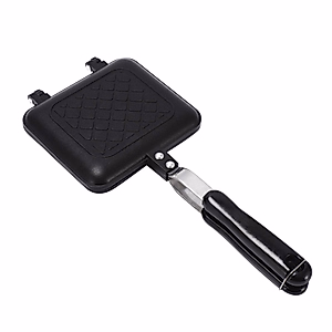 Sandwich Maker, Double-Coated Non-Stick Grilled Sandwich and Panini Maker, Hot Sandwich Maker Pan Nonstick Aluminum Flip Pan