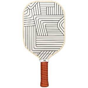 Holbrook Pickleball Paddles - Soho Design | Performance Series | Carbon Fiber Pickleball Paddle, Graphite Blend Surface | Polypropylene Honeycomb Core | Cute Pickleball Paddle