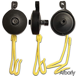 Plant Yoyo Hangers - 20 Pack - 2 Hooks - Plant Support for Stems & Branches with Heavy Buds, Colas, Flowers, Fruits & Vegetables - Great for Grow Tent, Grow Room, and Garden