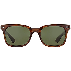 AO Tournament Sunglasses - Woodgrain - Calobar Green AOLite Nylon Lenses - 52-20-145