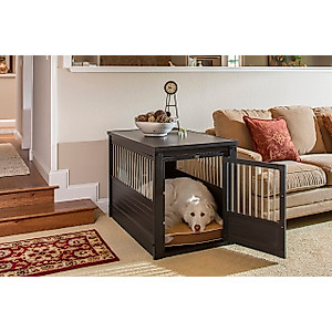 New Age Pet ecoFLEX Pet Crate/End Table, X-Large, Espresso