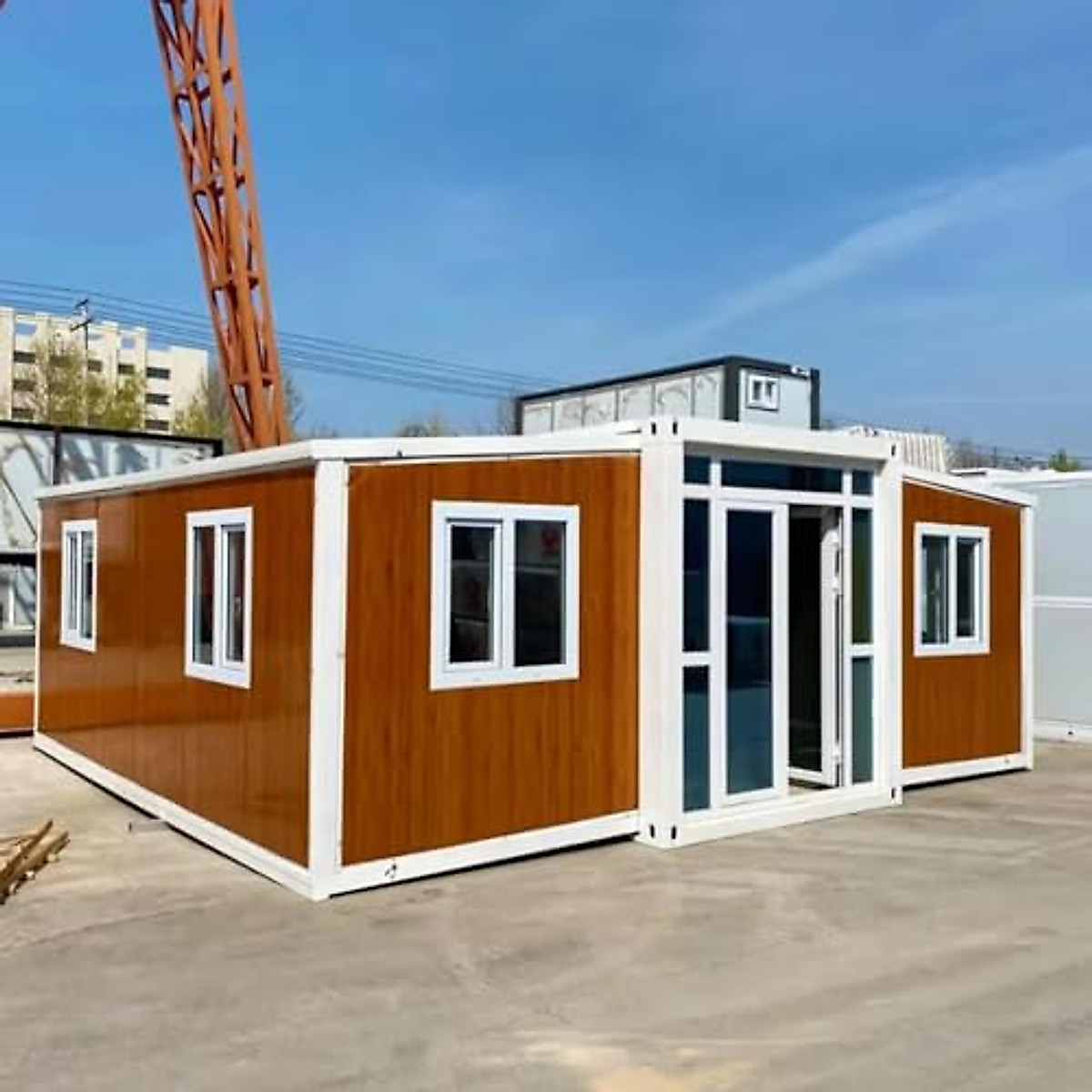 Prefab House Steel Structure Folding Living Container Compact Portable Container Home with Efficient Storage