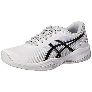 ASICS Women's Gel-Game 8 Tennis Shoes, 8.5, White/Black