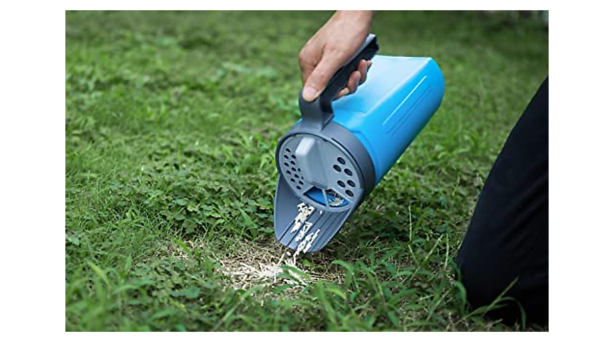 TIPU Hand Spreader for Grass, Fertilizer & Ice Melts - Adjustable ...