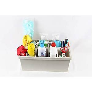 KOOTOO CUSTOMIZABLE ORGANIZER CONTAINER, with UNIQUE DIVIDERS that can be arranged to fit the space you need to store everyday items upright. SCHOOL SUPPLIES, PET SUPPLIES, CRAFTS or CLEANING AND MORE