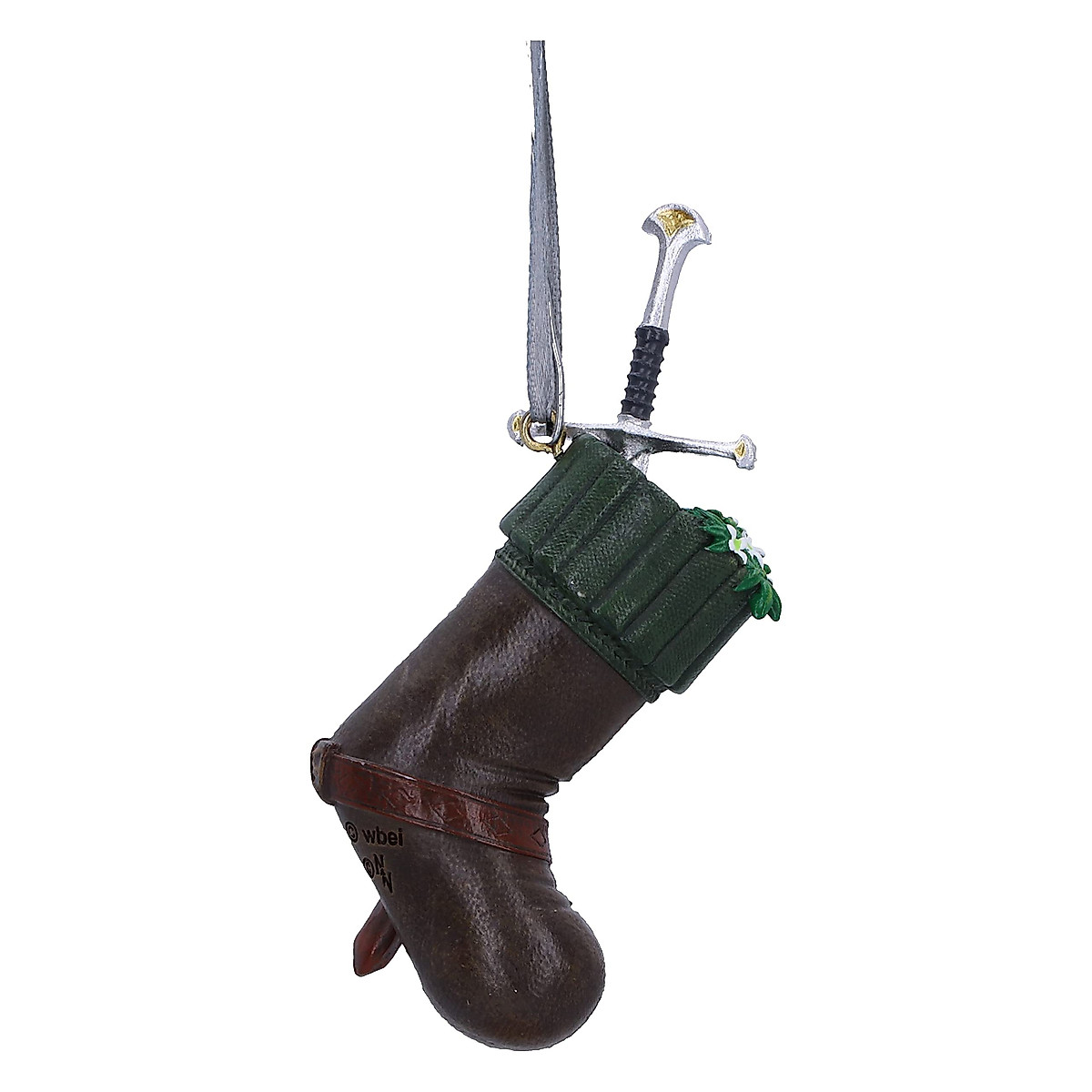 Nemesis Now Lord of The Rings Aragorn Stocking Hanging Ornament 9cm, Resin, Officially Licensed Lord of The Rings Hanging Ornament, Cast in The Finest Resin, Hand-Painted