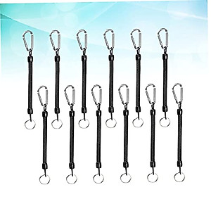 DOITOOL 24 pcs Lanyard for Phone for Cell Phone Fishing Lanyard Cellphone Lanyard Fishing Gear Tool Retractable Fishing Ropes Safety Boating Rope Security Gear Tools Key Rings Keychains