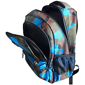 MATMO Cool Camo Backpack for Boys, Kids Waterproof Casual Backpack for School Book Bag