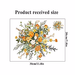 Bathroom Toilet Lid Decal, 2 Pieces Toilet Tank Decoration Self Adhesive Stickers