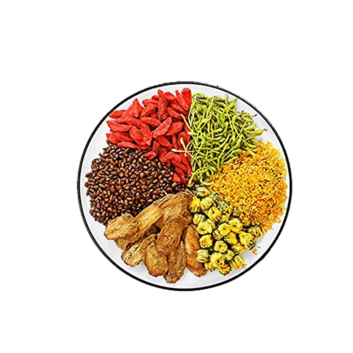 Chrysanthemum Cassia Seed Tea Bag 5.3 oz Honeysuckle Wolfberry Osmanthus Burdock Flower Tea 150g