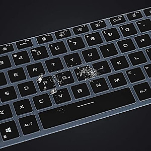 Keyboard Cover for ASUS ROG Zephyrus G14 GA402 2023 2022, Zephyrus M16 GU604 GU603, ROG Zephyrus G15 GA503 & Zephyrus G16 GU603, TUF Dash F15, ROG Zephyrus G14 GA402 2023 Keyboard Skin - Black