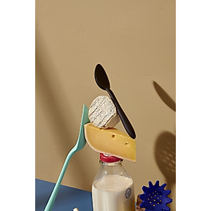 GIR: Get It Right - 13.5" Slotted Spoon, Black - Silicone Perforated Spoon for Cooking, Mixing, Serving - Strainer & Skimmer - Heat Resistant to 425°F - Non Toxic, Dishwasher Safe, Unibody Design