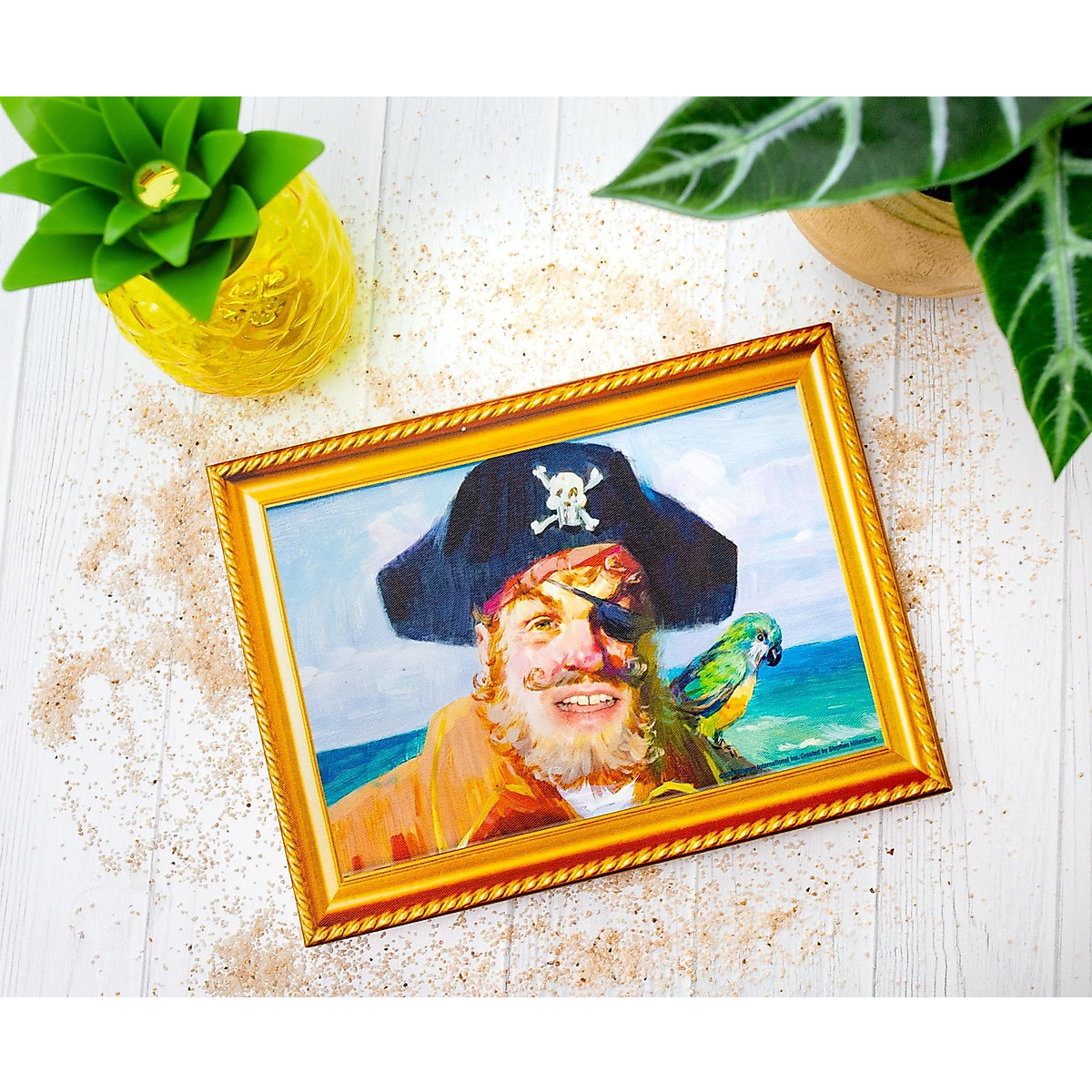 SpongeBob SquarePants Captain Painty the Pirate Canvas Wall Art Print Hanging Sign