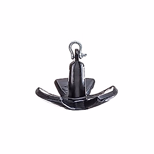 Seachoice River Anchor, Black Vinyl Coated Cast Iron, 20 Lbs.