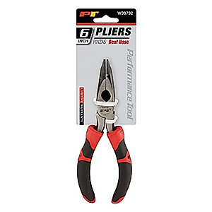 Performance Tool W30732 6-Inch Curved Long Nose Pliers
