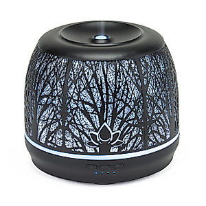 Aroma Outfitters Large Iron Essential Oil Diffuser | Aromatherapy Diffuser That Purifies Air | Ultrasonic Humidifier 7 Color LED Lights | Home Essentials | Scent Diffuser | Large Water Tank of 500mL