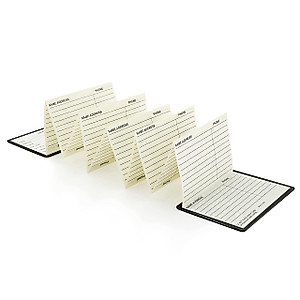 AppleTofu Magnetic Address Book - Tiny Address Book - Magnetic Phone Number Book - Pocket Address Book - Wallet Size Address Book, 21 Pages, 9 Lines - Keep Contact Info Handy All Time, Set of 2