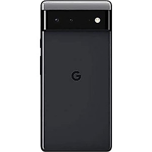 Google Pixel 6 – 5G Android Phone - Unlocked Smartphone with Wide and Ultrawide Lens - 128GB - Stormy Black
