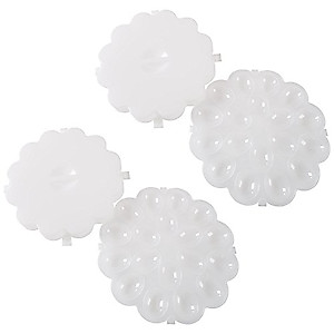 Chef Buddy Deviled Egg Tray, 1.875x10.875x10.875, Clear