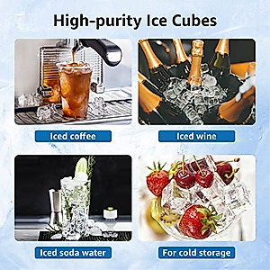 Replacement for GE® Opal Nugget Ice Maker Water Filter, 3 Counts, by AQUA CREST
